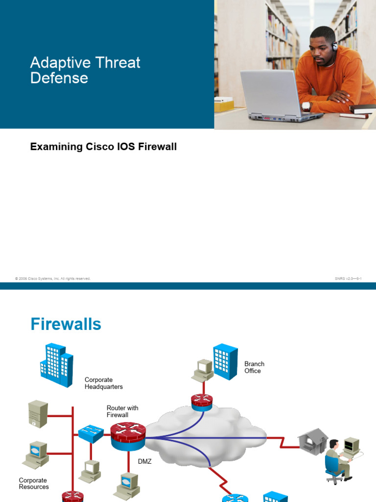 SECS05L01 - Examining Cisco IOS Firewall | PDF | Firewall (Computing) | Proxy Server