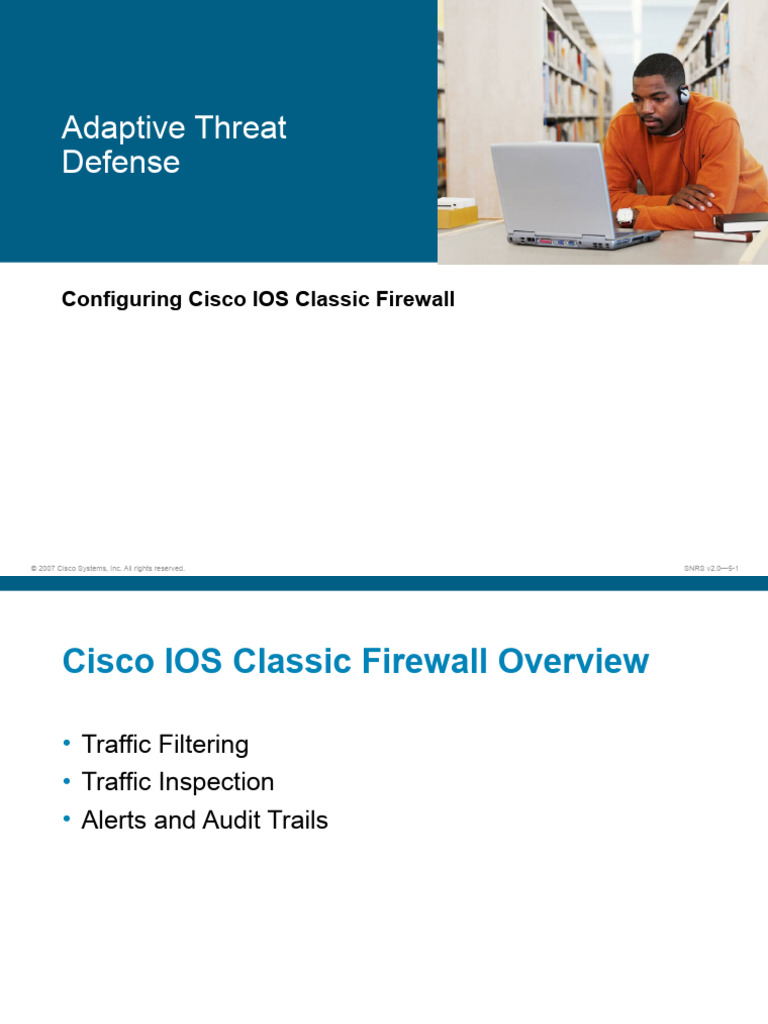 Cisco IOS Firewall Configuration Guide | PDF | Internet Protocol Suite | Firewall (Computing)