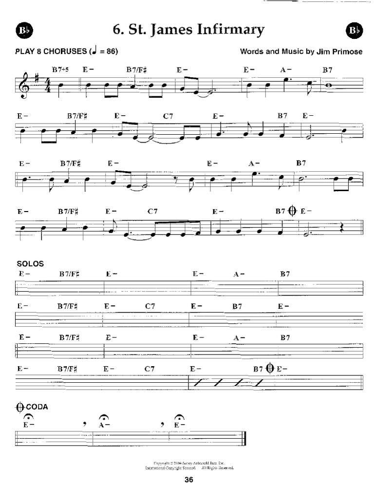 ST James Infamery (Trumpet BB) | PDF