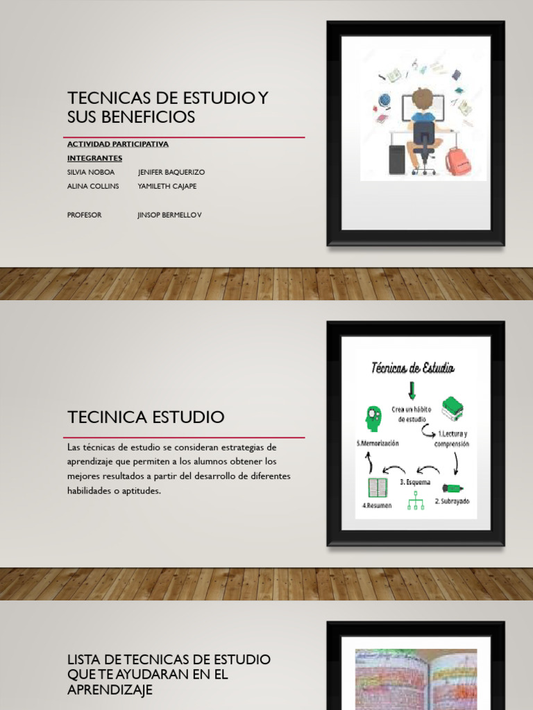Tecnicas de Estudio y Sus Beneficios | PDF | Habilidades de estudio | Cognición