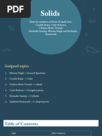 TSA Andvolume of Solids | PDF | Area | Volume