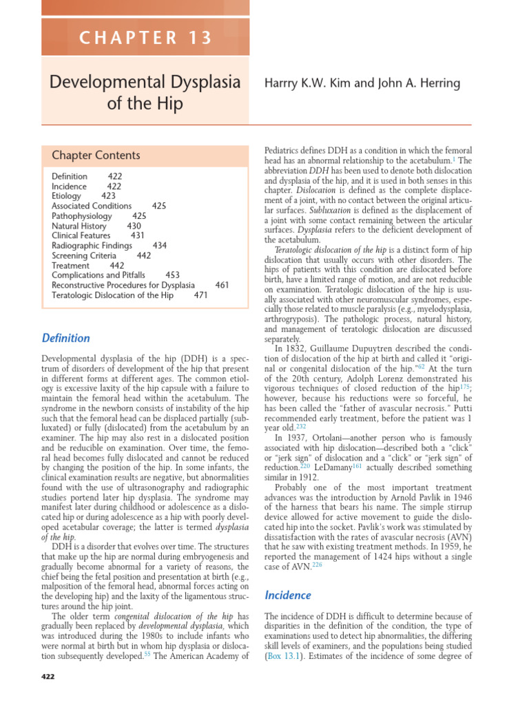 ddh1 | PDF | Hip | Musculoskeletal System
