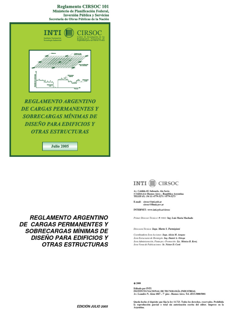 CIRSOC 101 Reglamento | PDF | Mortero (Albañilería) | Hormigón