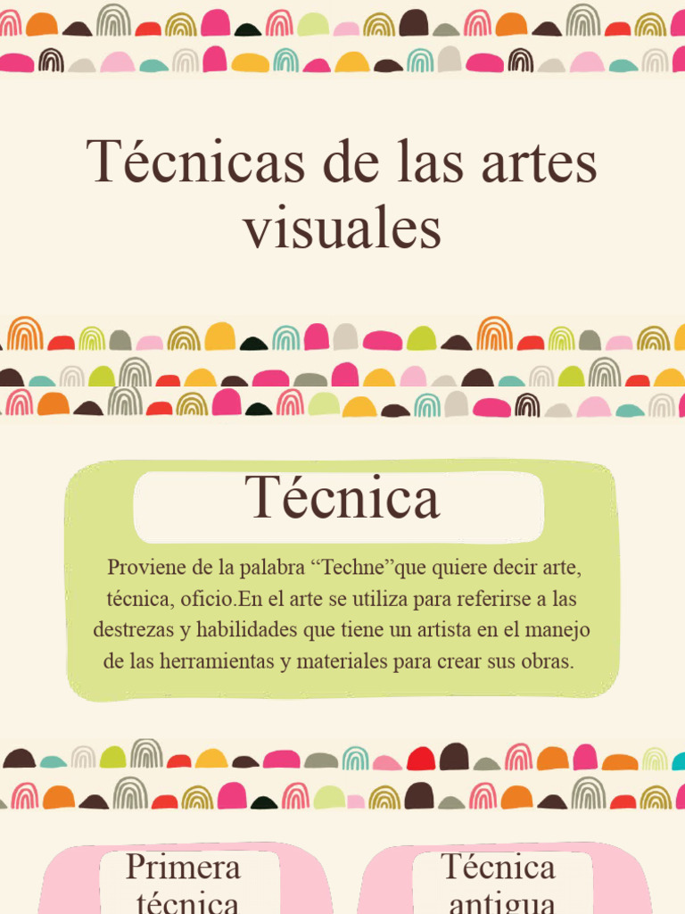 Técnicas de las artes visuales | PDF