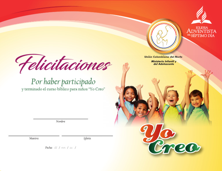 Diploma Yo Creo | PDF