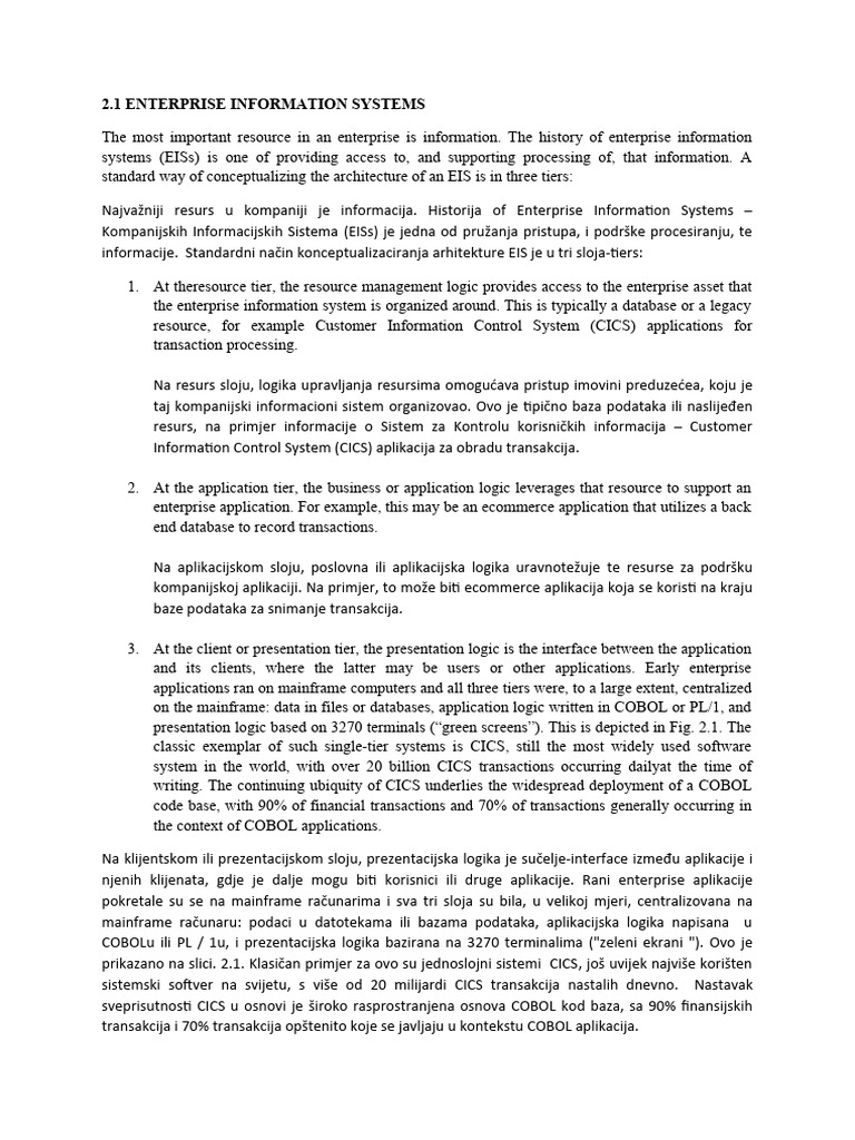 ENTERPRISE INFORMATION SYSTEMS-wiki | PDF