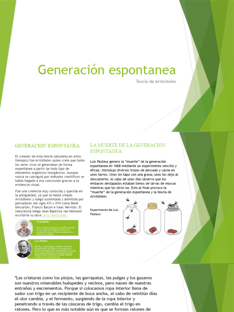 Generación Espontanea | PDF | Ciencias sociales