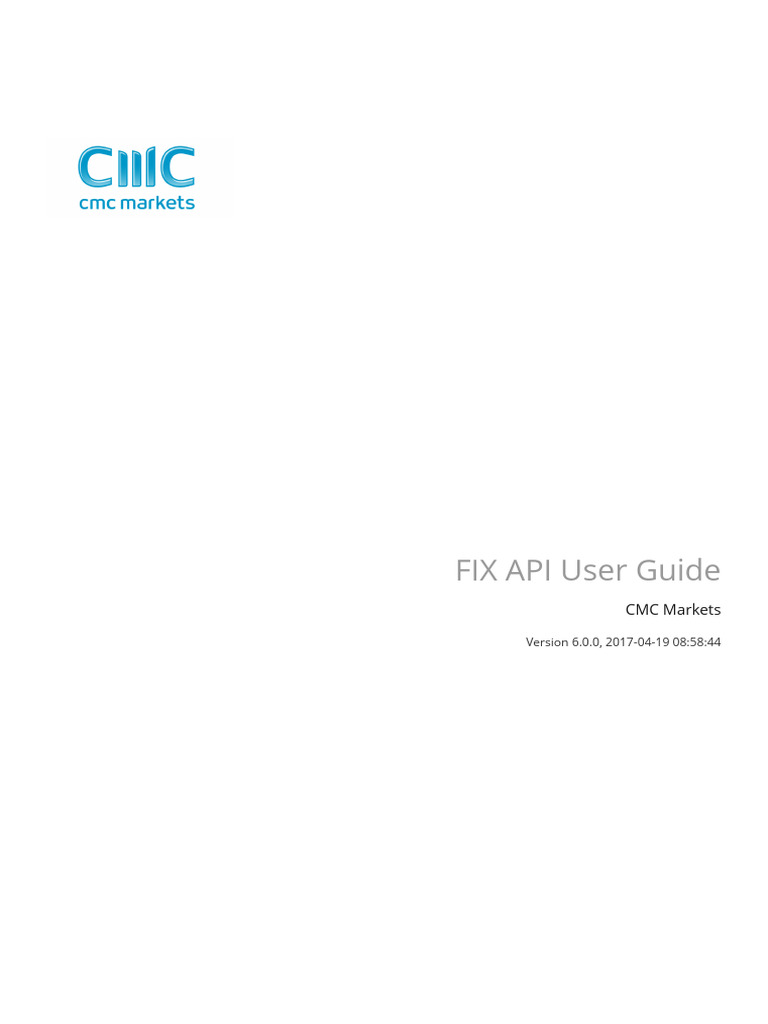 CMC Markets Fix API User Guide Cfds | PDF | Transport Layer Security ...