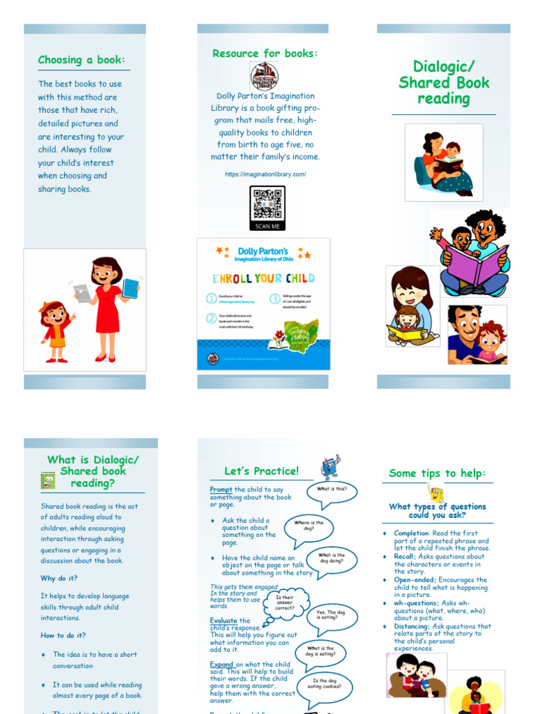 Dialogic Reading Techniques for Kids | PDF | Cognitive Science | Cognition