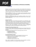 Rumus dan Contoh MTBF MTTR PA | PDF