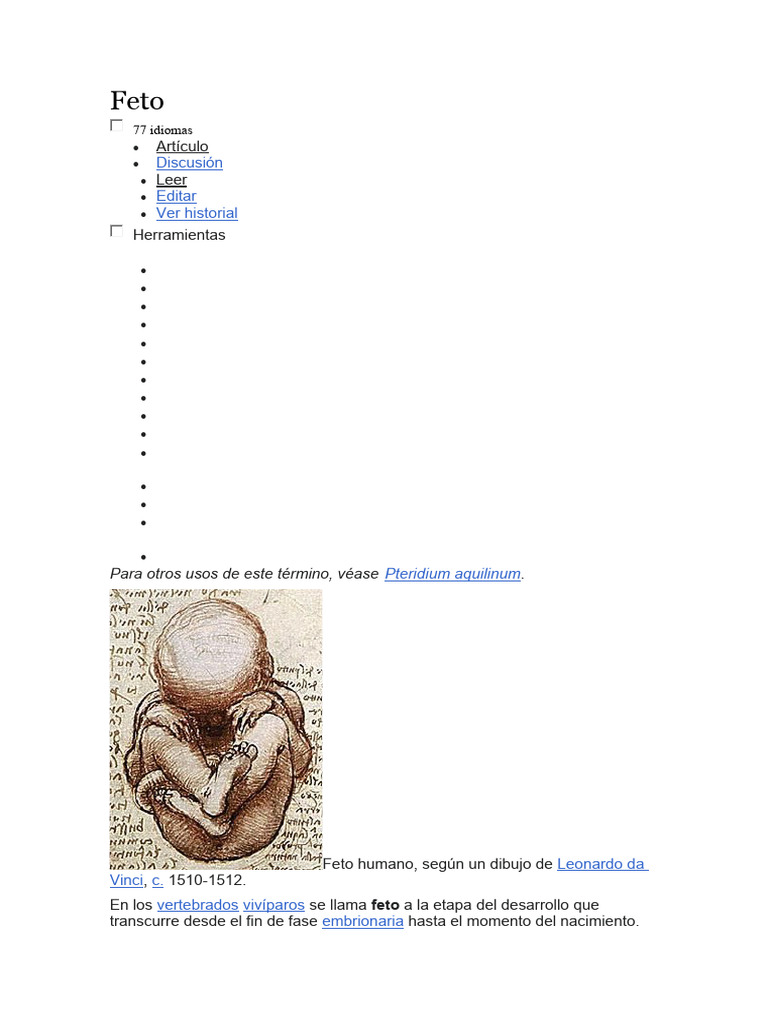 Feto | PDF | Feto | Vena