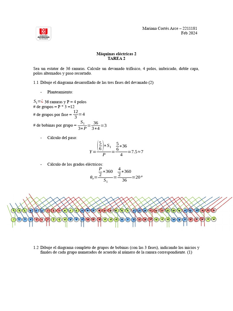 Tarea 2 Maquinas 2 | Descargar gratis PDF | Inductor | Física