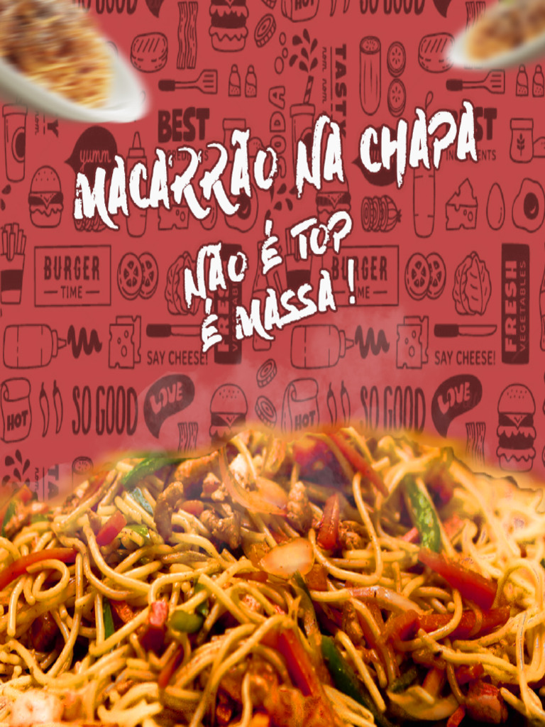 Arte Macarrão Na Chapa | PDF