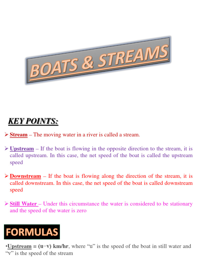 Boats & Streams | PDF | Social Science | Science & Mathematics
