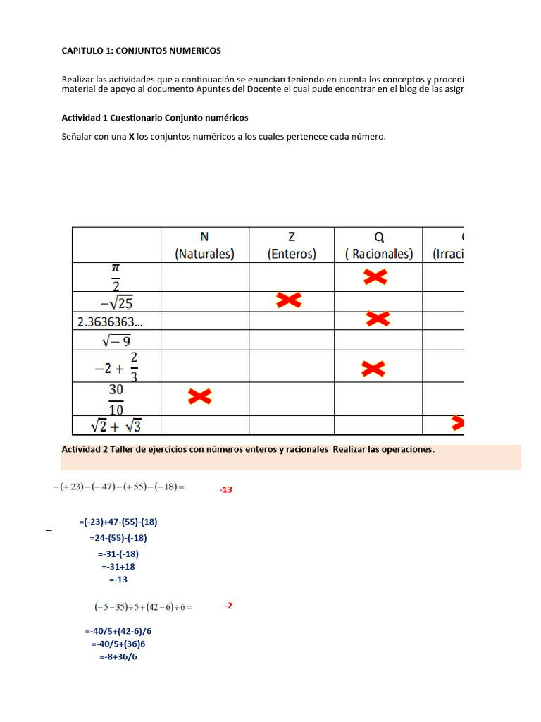 Unidad 1 Matematicas | PDF | Matemáticas | Aritmética