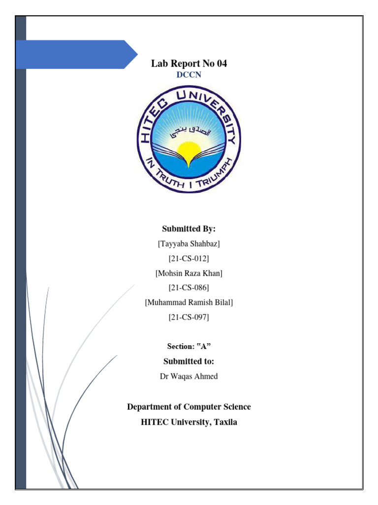 DCCN Lab 04 | PDF | Network Switch | Computer Networking DCCN Lab 04 | PDF | Network Switch | Computer Networking