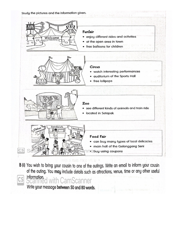 Email Year 6 (Going To Circus) | PDF