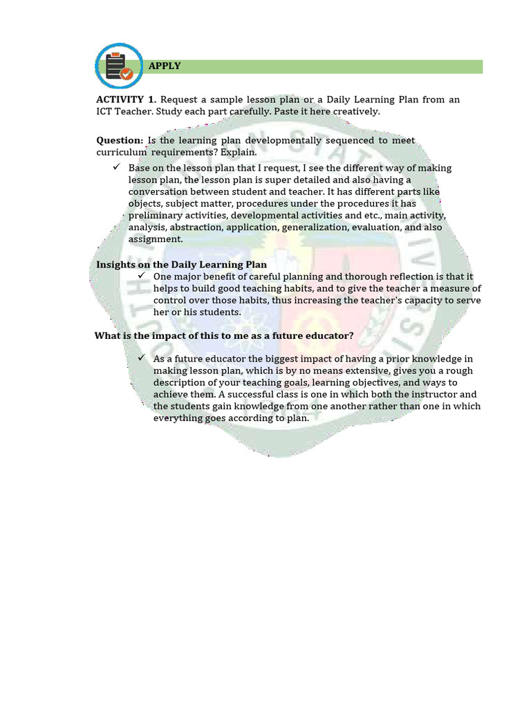 Ict Lesson Plan | Download Free PDF | Lesson Plan | Computer Program