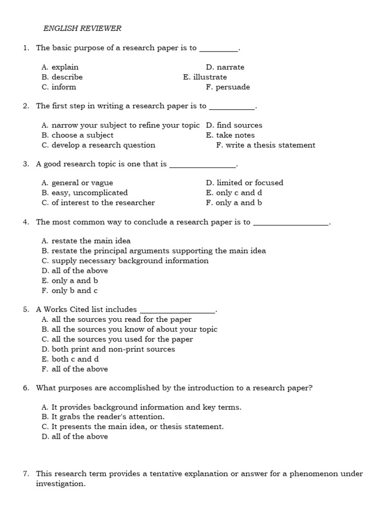 English Reviewer | PDF | Methodology | Theory