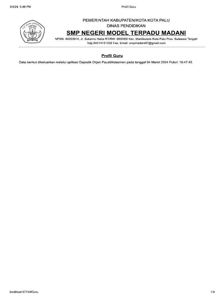 Hamdan Profil 24 Jam | PDF