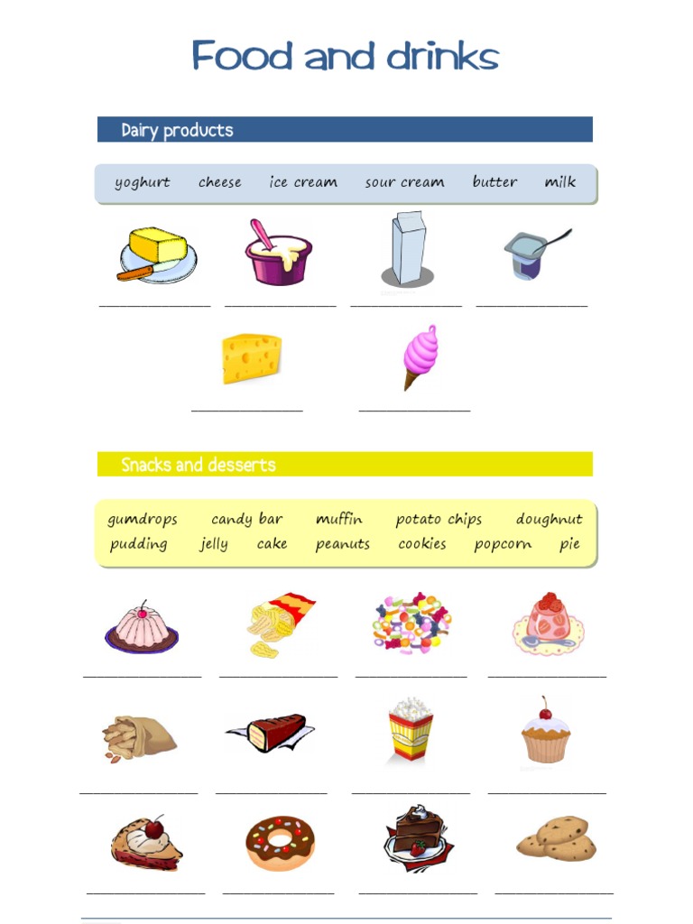 Food and Drinks 2 | PDF | Cooking, Food & Wine