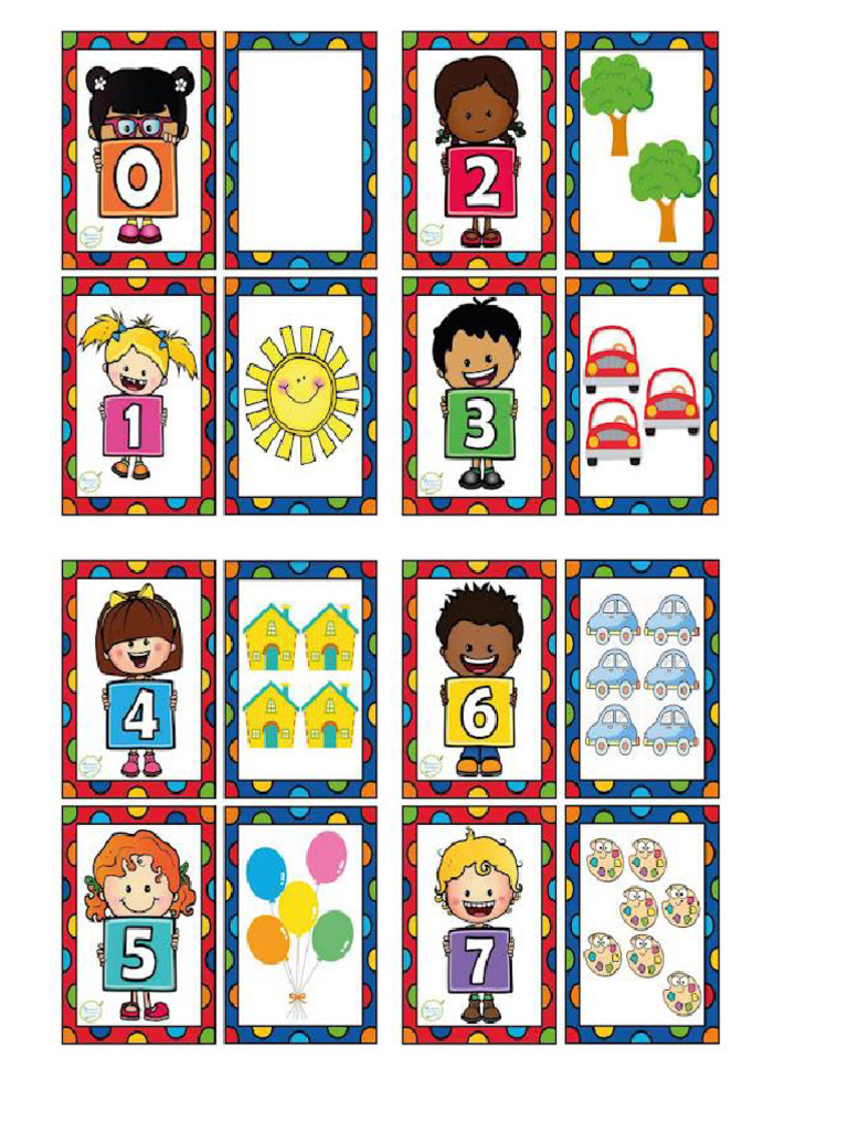 Memorama Numeros | PDF