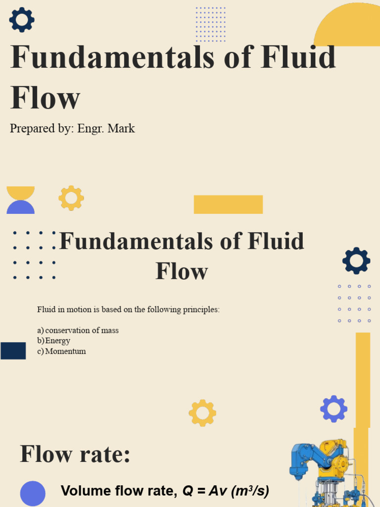 Fundamentals of Fluid Flow | PDF | Fluid Dynamics | Reynolds Number
