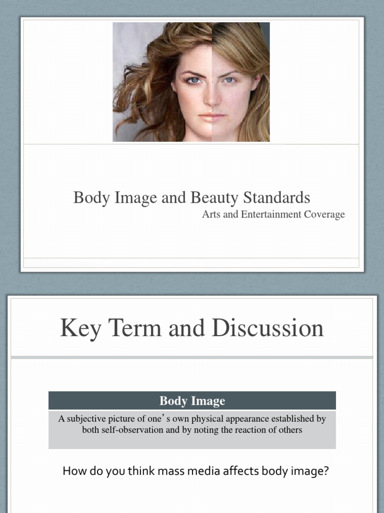 Body Image and Beauty Standards: Arts and Entertainment Coverage | PDF ...