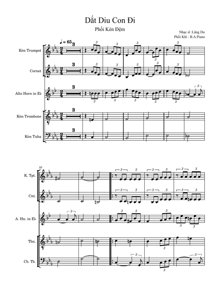 Dắt Diu Con Đi | PDF | Musical Instruments | Music Technology