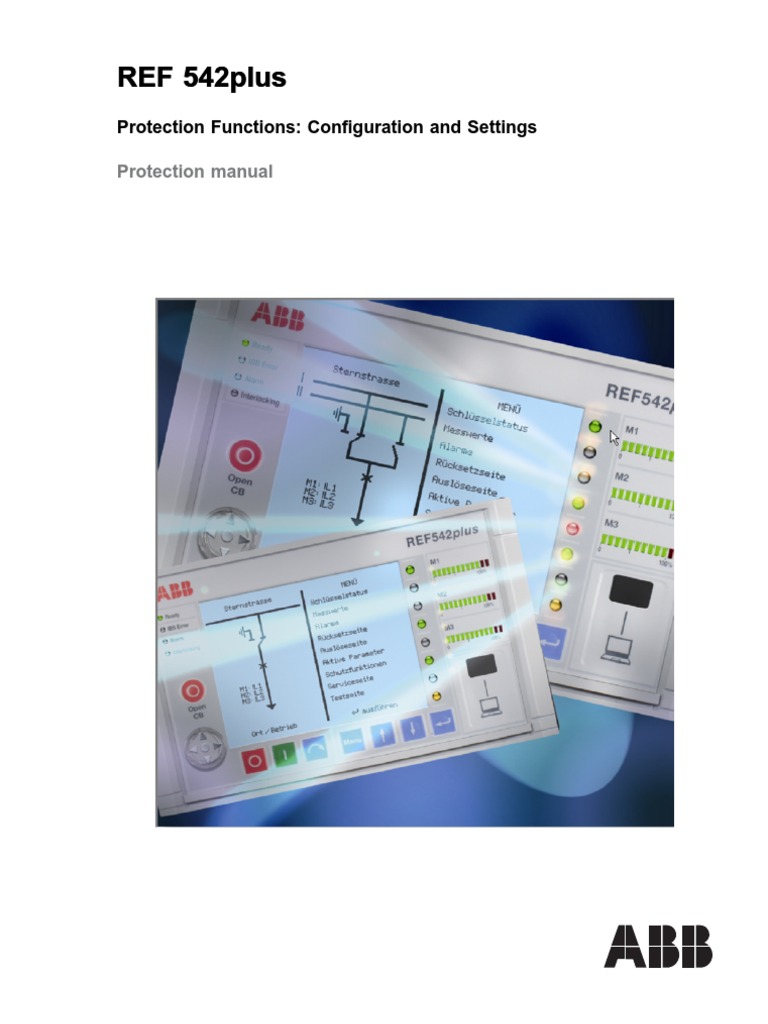 ABB - REF542+ Protection Manual 1 Mrs 755860 en 2008 | PDF | Sampling ...