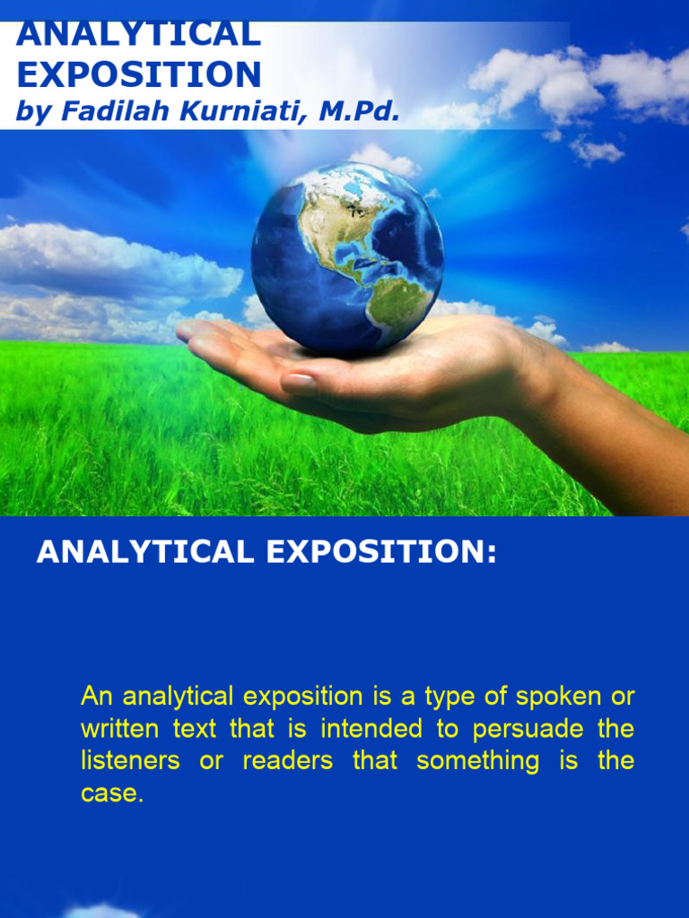 Analytical Exposition | PDF | Argument | Microsoft Power Point