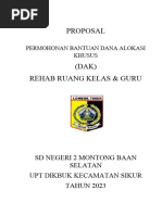 PROPOSAL RKB BARU 2025 New | PDF