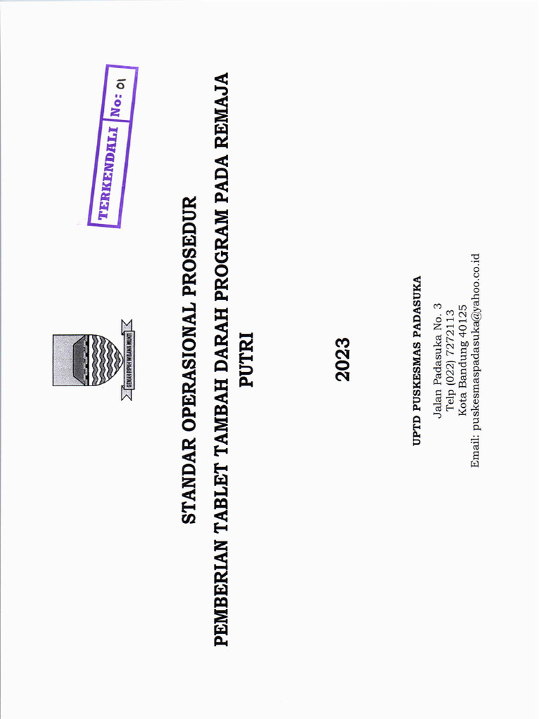 Sop Pemberian TTD Rematri | PDF