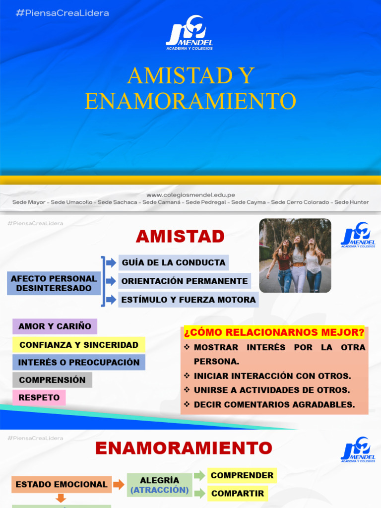 Amistad Enamoramiento 224103155921 | PDF