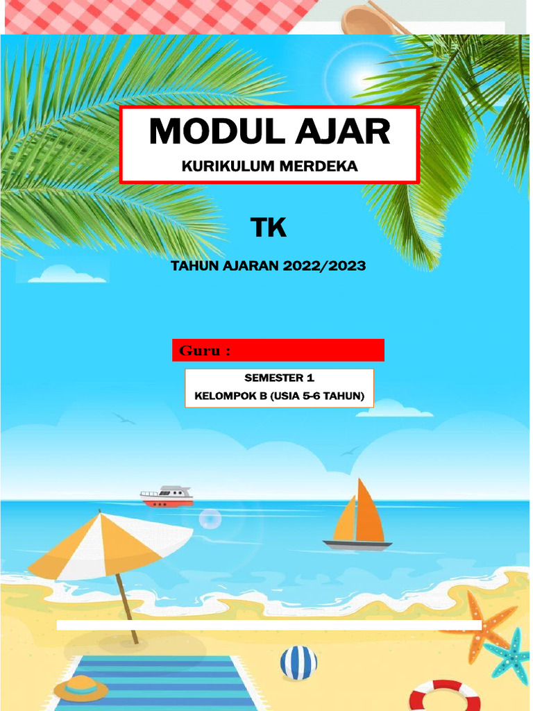 MODUL AJAR Makanan Dan Minuman | PDF