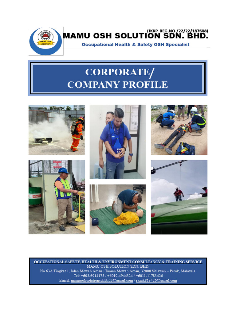 Mamu OSH Solution: Safety Consultancy | PDF | Business | Technology ...