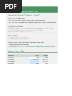 OpEx Budget Template | PDF | Microsoft Excel
