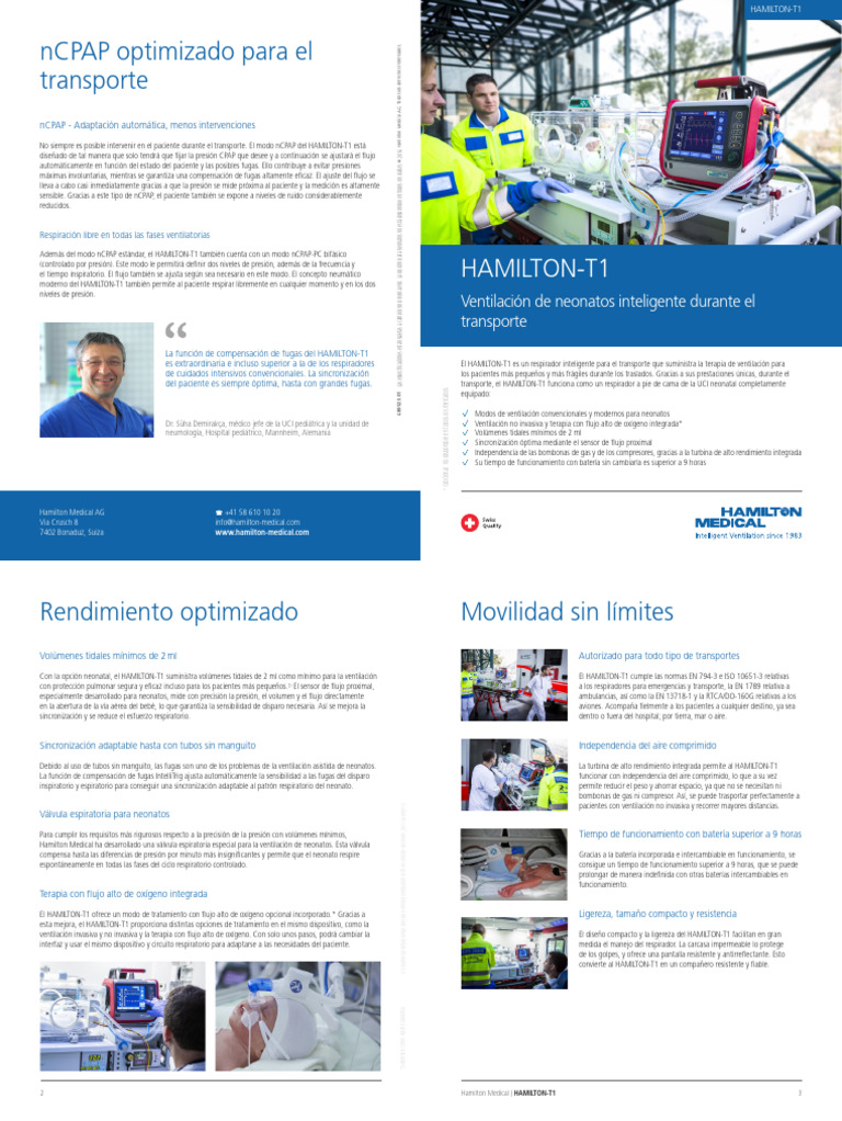 HAMILTON-T1-military_brochure-v2.2.x_brochure_es_689523.01 | PDF