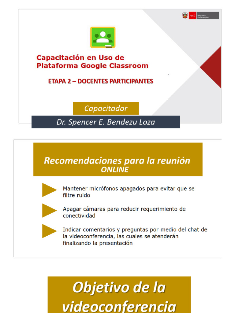 Manual de Googel Classroom Spencer 2021 Plan b | PDF | Google | Informática