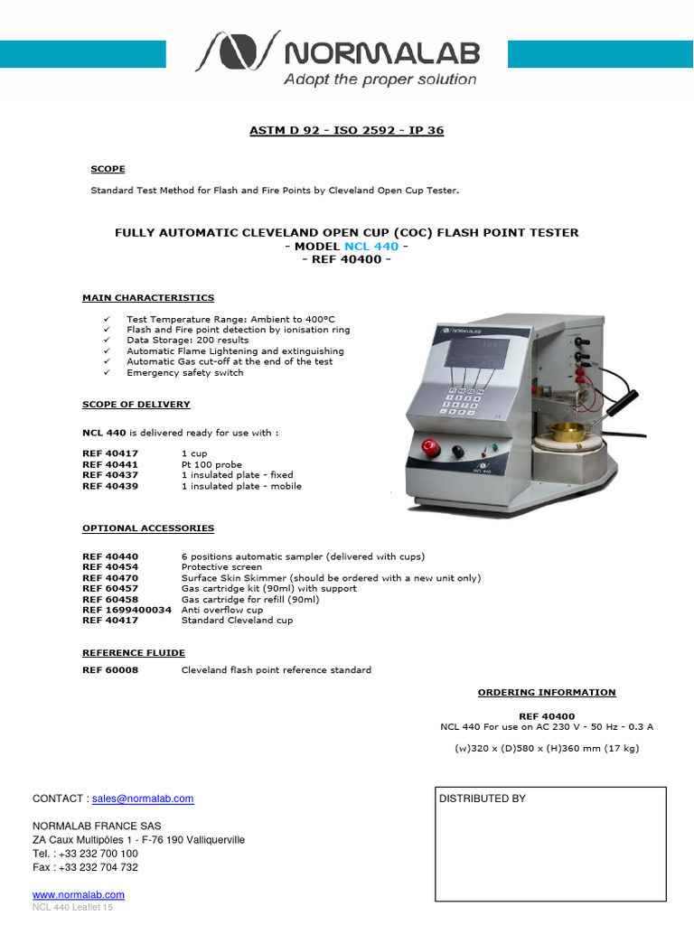 D92 NCL440 40400 Leaflet19 | PDF