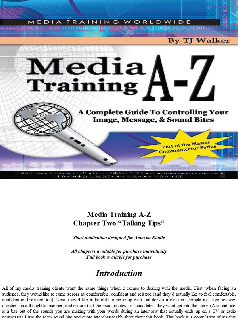 What to Say and How to Say It_ - TJ Walker | PDF | Leadership | Drink