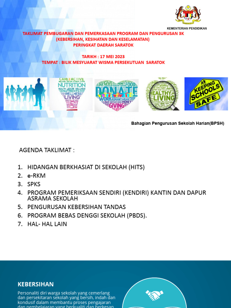 Taklimat Pembugaran 3K 2023 | PDF