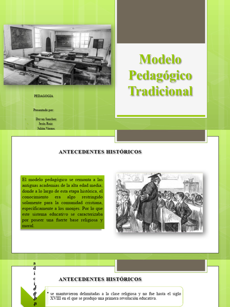 Modelo Pedagógico Tradicional | PDF | Pedagogía | Maestros