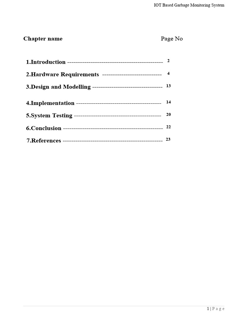 Iot Report | PDF | Arduino | Internet Of Things