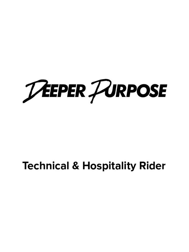Deeper Purpose - Rider (2023) | PDF | Disc Jockey | Sound Production Technology