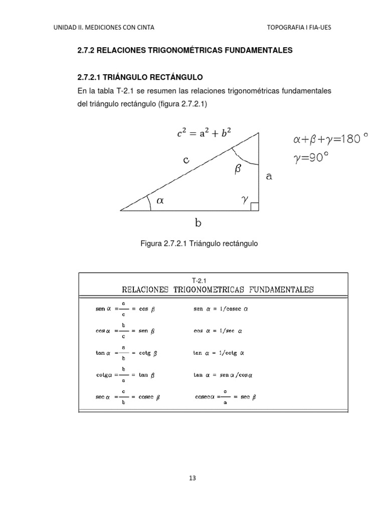 Cálculo de Áreas en Topografía | PDF | Triángulo | Funciones ...