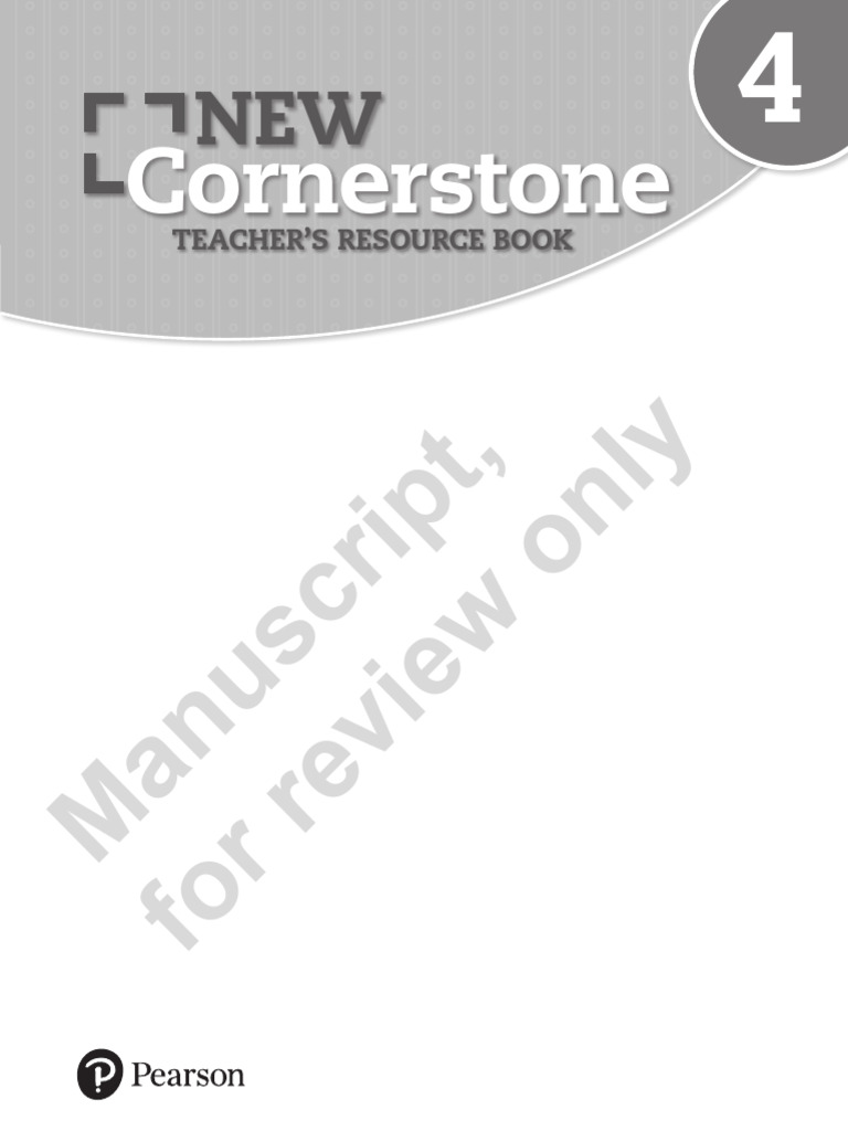 New Cornerstone 4 Teachers Resource Book | Download Free PDF | Reading Comprehension | Phonics