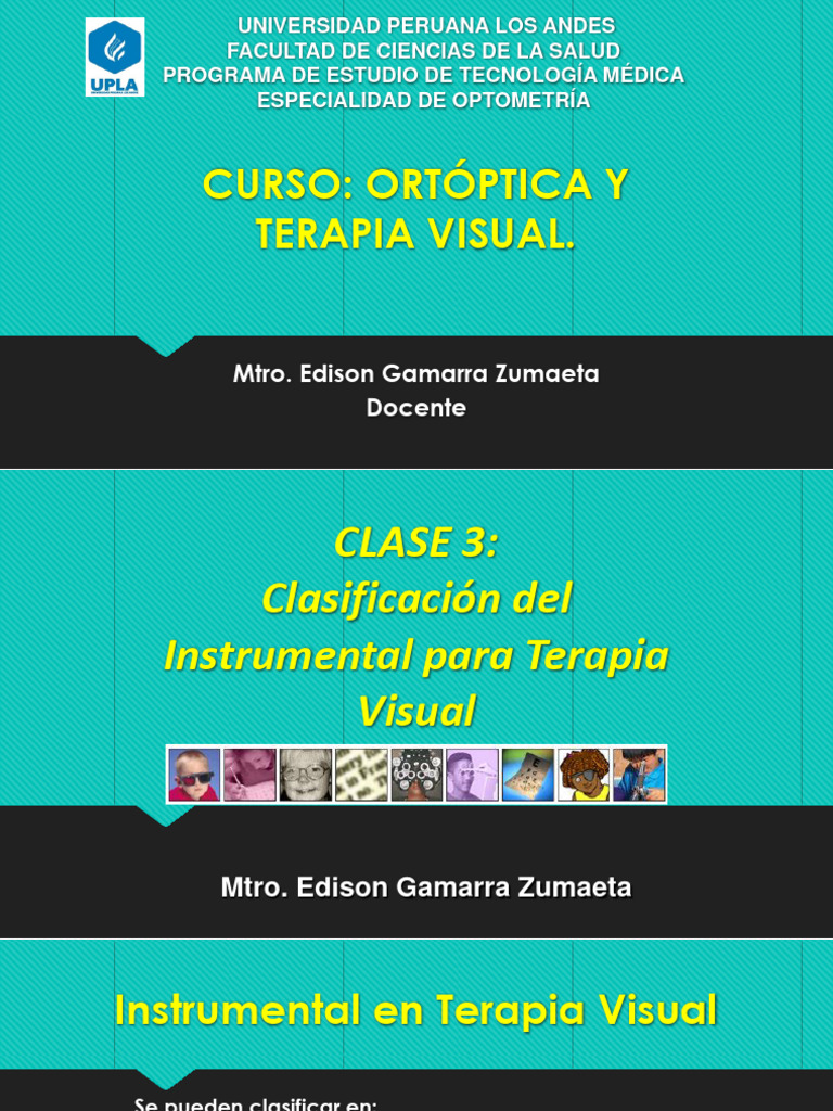 Ortóptica y Terapia Visual | PDF | Óptica | Ligero