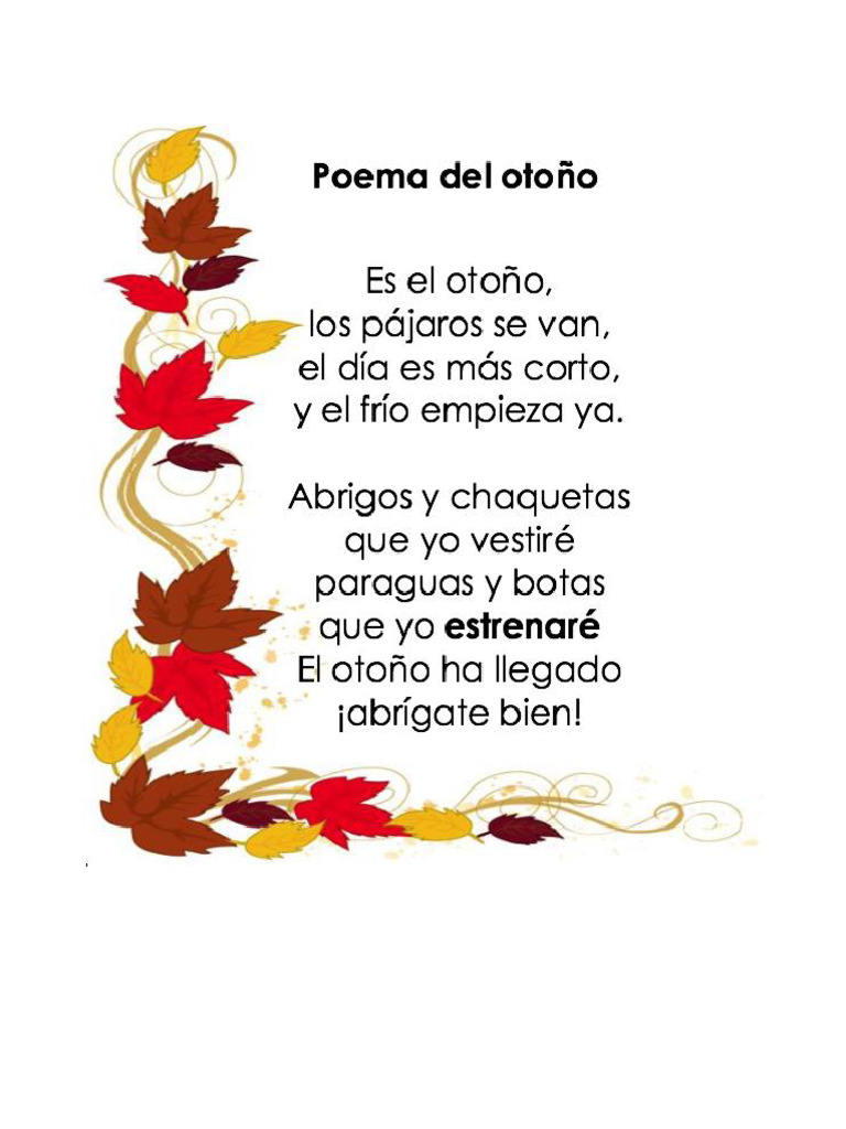 Poema Del Otoño | PDF