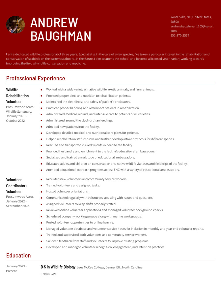 asb resume long 2024 1 | PDF | Volunteering | Medicine